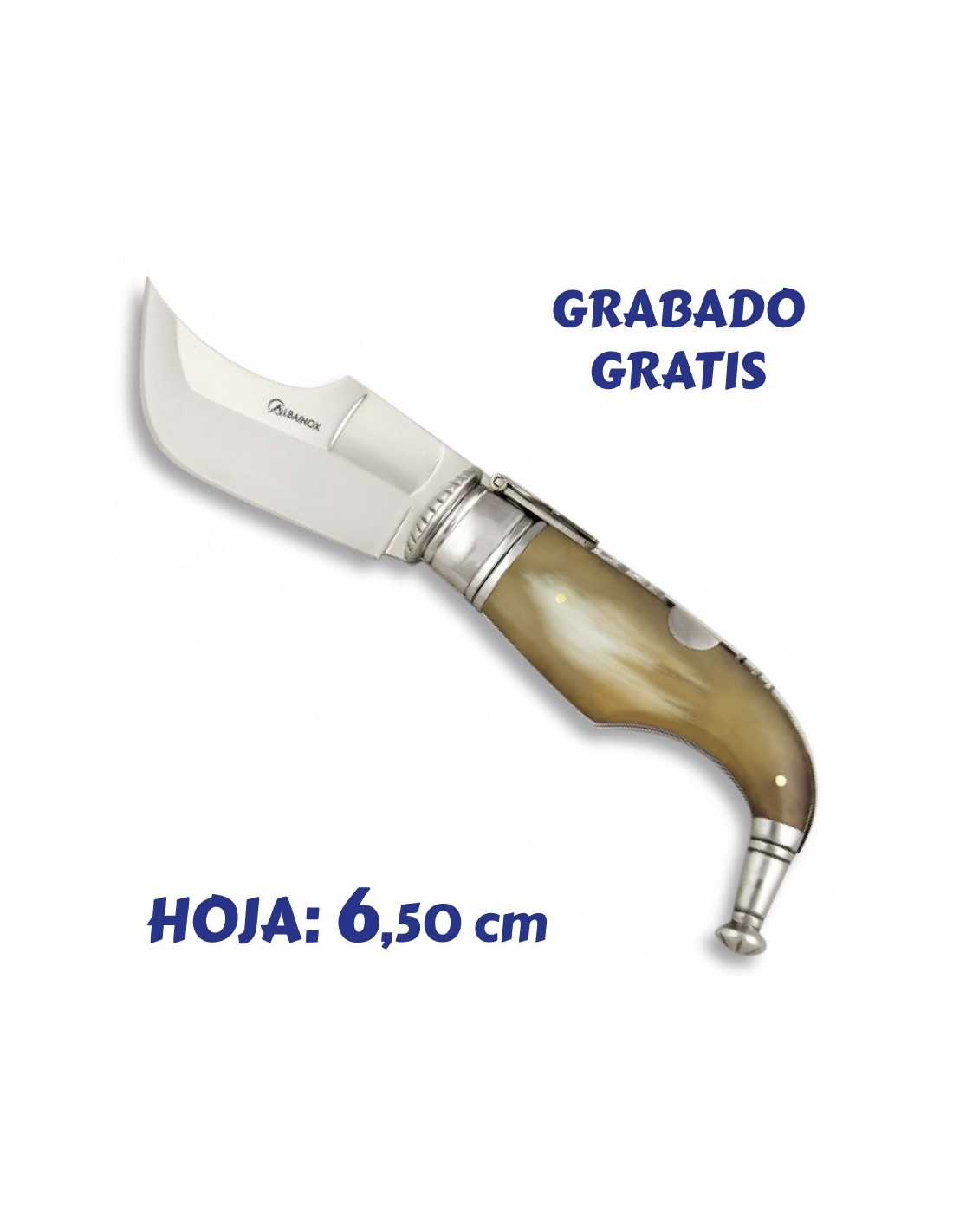 Navaja CAPAORA Nº00.Asta Toro. 6.5 cm